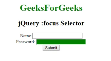 jQuery :focus 選択器 - 精確にフォーカスされた要素を選択 - ITチュートリアル