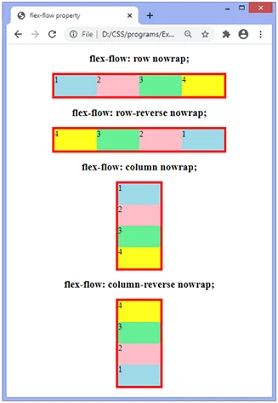 CSS プロパティ flex-flow：flex-direction と flex-wrap を一度に設定 - ITチュートリアル