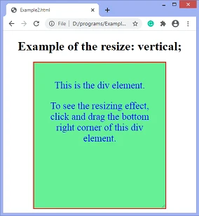 CSSのresizeプロパティ：要素のサイズ変更動作を制御する - ITチュートリアル