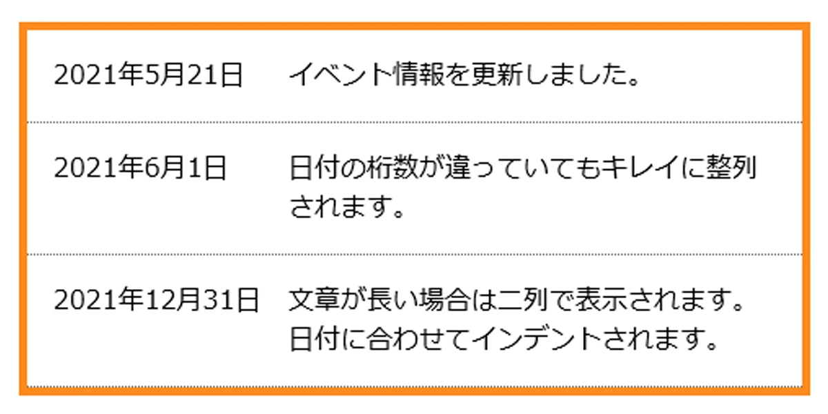 HTML：dl dt dd と table - 定義リストはいつ使うべきか？ - ITチュートリアル