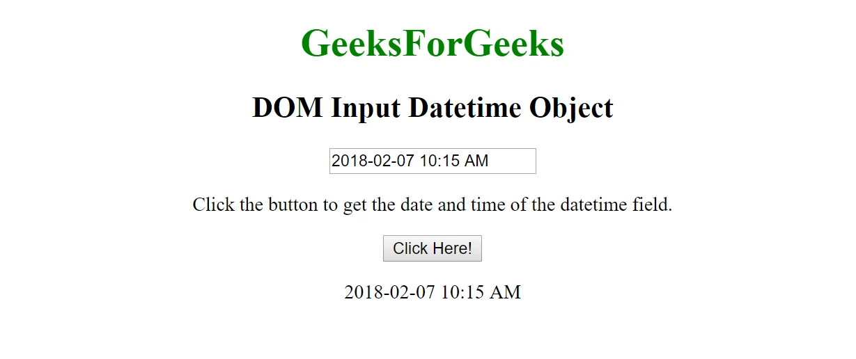 HTML DOM Input Datetime オブジェクト详解 - ITチュートリアル