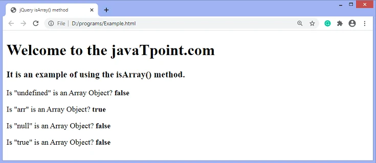 jQuery $.isArray() メソッド詳解：JavaScript 変数の配列判定を迅速に - ITチュートリアル