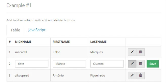 jQuery-Tableditの使い方：Bootstrap対応でテーブル編集を簡単に！ - ITチュートリアル