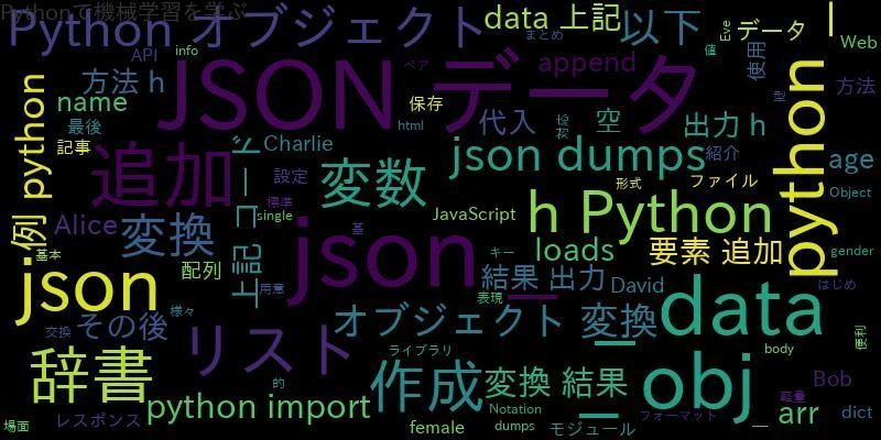 PythonでJSONデータに追加・更新する方法をわかりやすく解説！ - ITチュートリアル